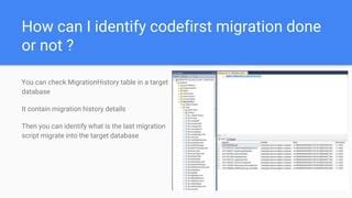 Entity Framework Code First Migrations PPT