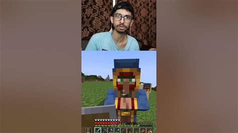 Talking To The Minecraft Trader 😛 💎 Minecraft Minecraftshorts