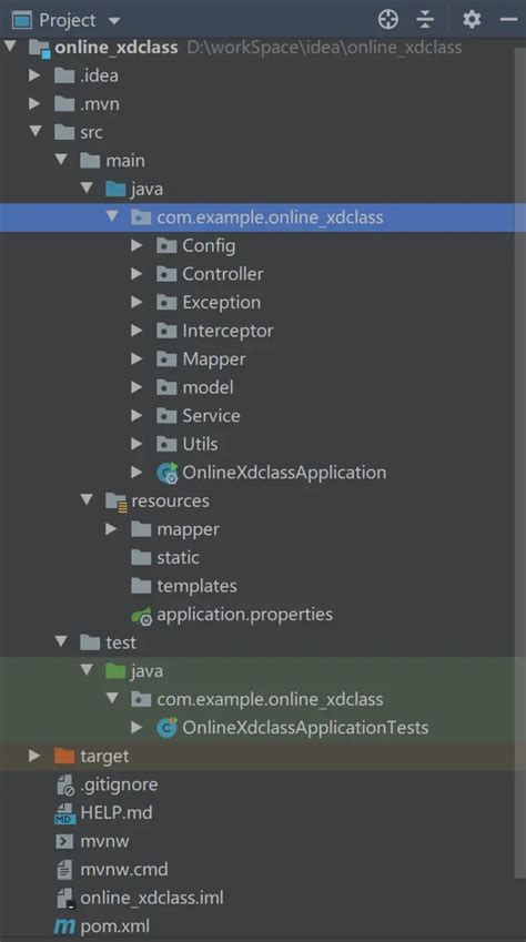 Spring Boot 项目的目录结构 Sunny123456 博客园