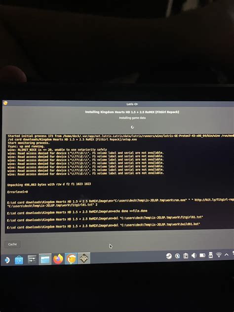 How Do I Fix These Errors 2nd Time Lutris User On Steam Deck Rlutris