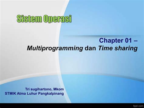 Multiprogramming And Time Sharing Pdf