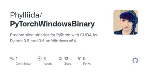 GitHub Phylliida PyTorchWindowsBinary Precompiled Binaries For PyTorch With CUDA For Python