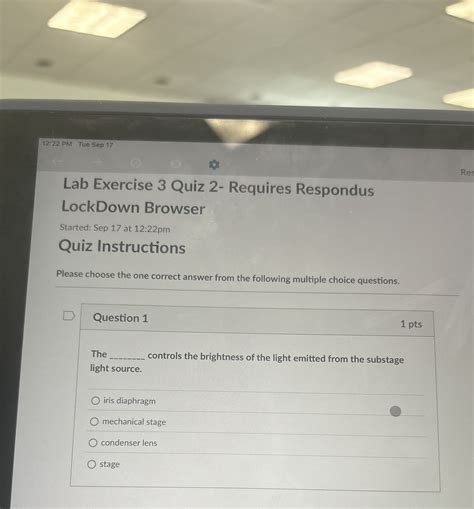 Solved Question Thecontrols The Brightness Of The Light Chegg