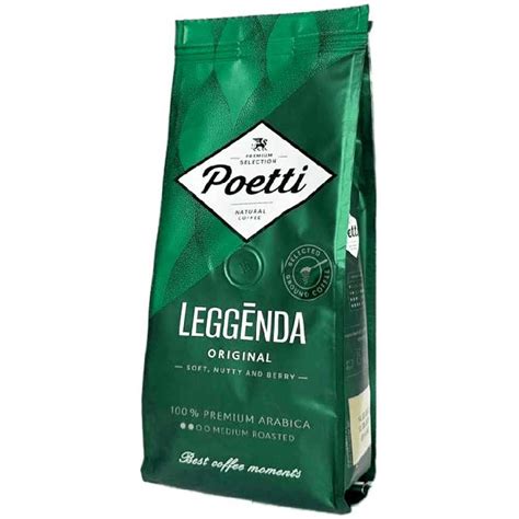 Кофе молотый Poetti Leggenda Original (Поэтти Легенда), 250 г - COFFEESTORM