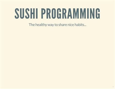 Sushi Programming Pdf Web Development Internet