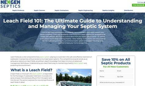 Septic Systems 101 What Is A Leach Field And How Does It Work Docuseries