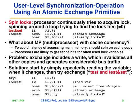 CSE 502 Graduate Computer Architecture Lec – Directory-Based Shared-Memory Multiprocessors & MP ...