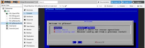 Installing PfSense On Proxmox