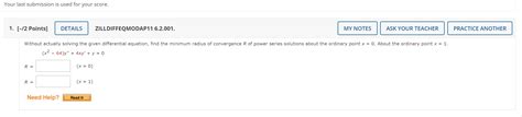 Without Actually Solving The Given Differential Chegg