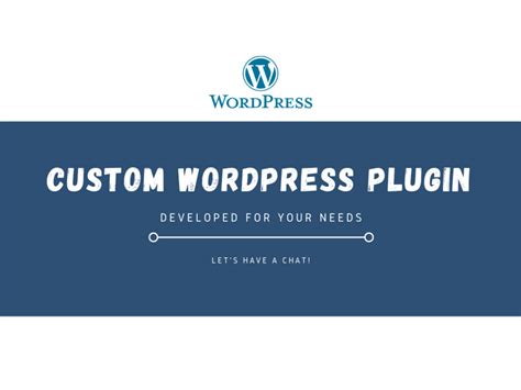 A Plugin Developed With Your Custom Requirements Upwork