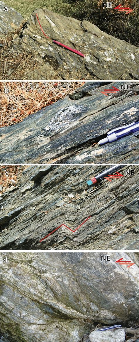Mesoscopic Shear Sense Indicators In The Uppermost Part Of The Download Scientific Diagram