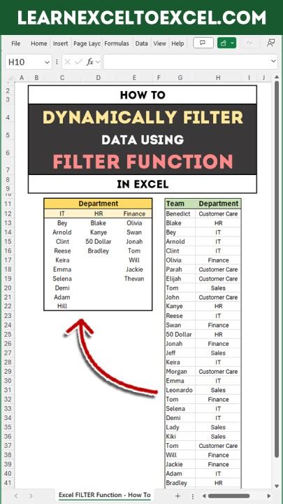 Video How To Filter Data Easily With Excel Filter Function Learn
