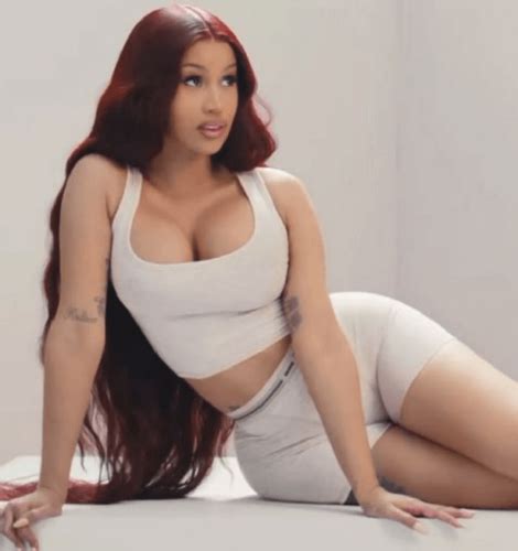 In A Racy Photo Shoot For Skims Cardi B Shows Off Her Curves In Underwear