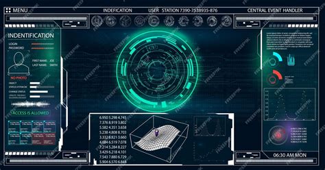 Premium Vector Digital Radar Monitoring Station Premium Vector Digital Radar Monitoring Station