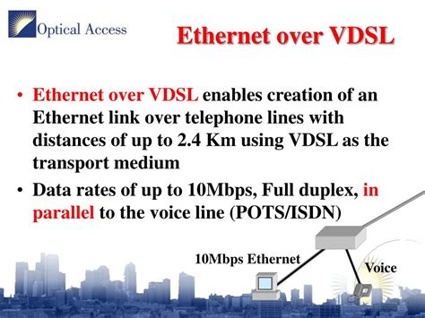Ppt Ethernet Over Vdsl Powerpoint Presentation Free Download Id