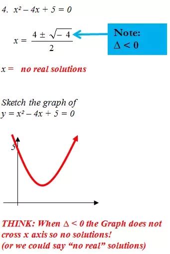 When Does A Quadratic Equation Have No Real Solution Tessshebaylo
