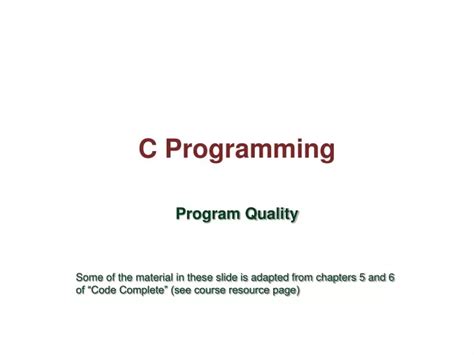 Ppt C Programming Powerpoint Presentation Free Download Id9478033