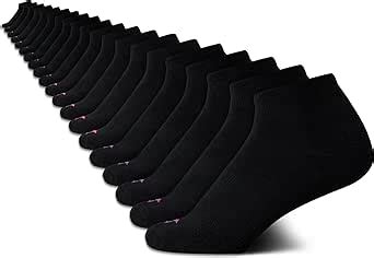 Avia Womens Quarter Socks 20 Pack Comfort Cushioned Ankle Socks