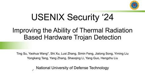 Usenix Security 24 Improving The Ability Of Thermal Radiation Based