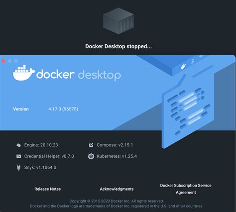 Docker Dekstop Stopped Issue Docker For Mac GitHub