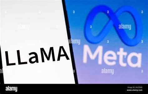 In This Photo Illustration The Llama Large Language Model Meta Ai Logo Seen Displayed On A