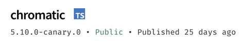 Stable Release Tag Issue Chromaui Chromatic Cli GitHub