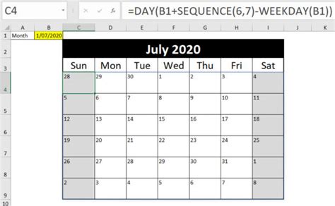 Using SEQUENCE With Dates In Excel Part 2 A4 Accounting