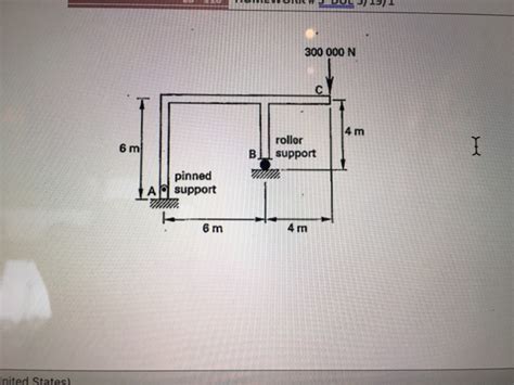 Solved 1 Calculate The Reactions At Supports A And B Of The