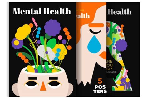 5 Posters Mental Health Graphic By Korenevych Nataliia · Creative Fabrica