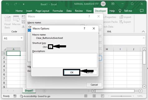 How To Assign A Hotkey To A Specified Macro In Excel