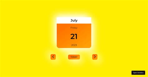 react js calendar codesandbox