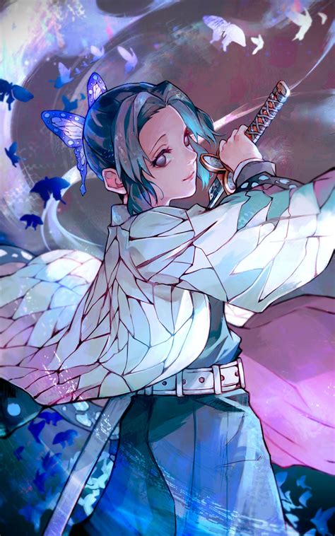 Demon Slayer Shinobu Wallpapers Top Free Demon Slayer Shinobu Backgrounds Wallpaperaccess