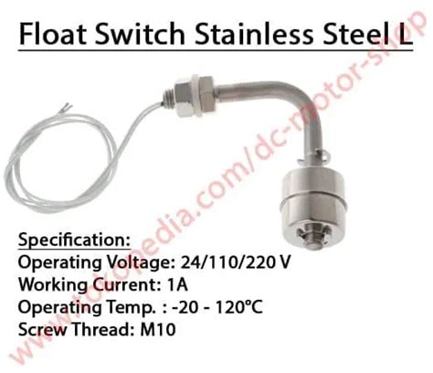 Float Switch Stainless Steel Liquid Water Level Sensor Type L Arduino Lazada Indonesia