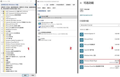 我遇到了windows功能里面没有“媒体功能”这个选项的问题 Microsoft Qanda