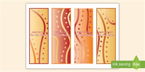 Naidoc Week For Our Elders Bookmarks Hecho Por Educadores