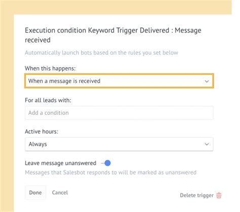 Kekuatan Salesbot Cara Membuat Chatbot Trigger Dengan Keyword — Kommo