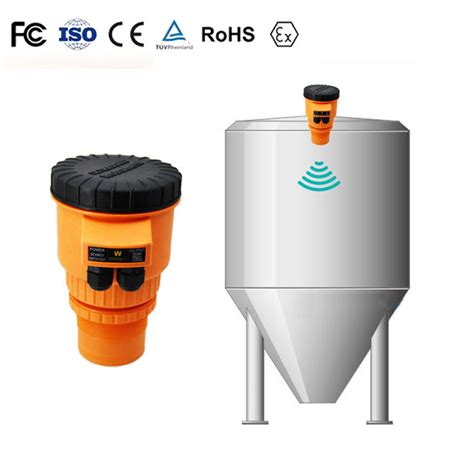 Atech Ultrasonic Tank Level Meter Ultrasonic Liquid Level Sensor Water Tank Level Sensor And