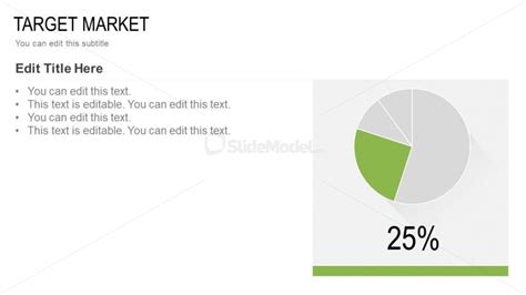 Target Market Template With Pie Chart SlideModel