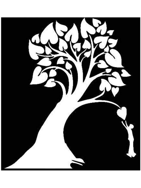 3d Tree Stencil Free Download And Print For You