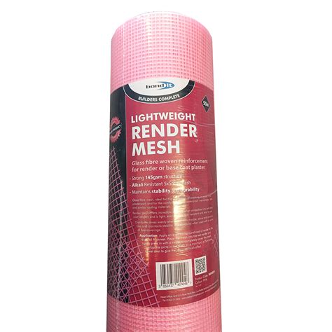 Bond It Lightweight Render Mesh 50m X 1m Pink Eroofing Bond It Lightweight Render Mesh 50m X 1m Pink Eroofing