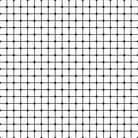 Seamless Monochrome Mesh Pattern Modern Rectangle Grid Vector Modern