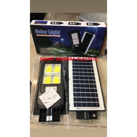 Jual Lampu Jalan Led 100 Watt Tenaga Surya LAMPU JALAN COF PJU 100Watt 100W Bergaransi Shopee