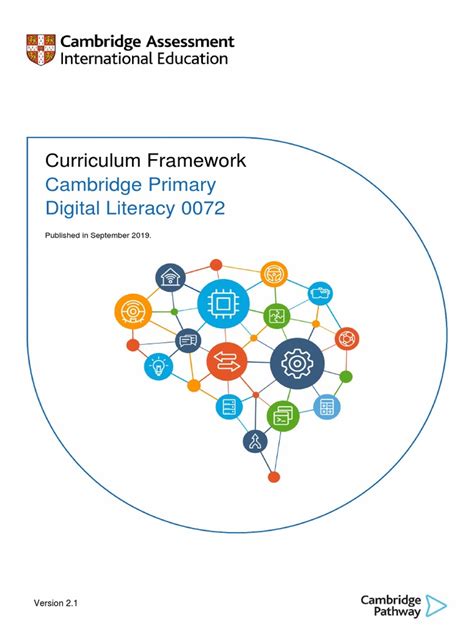 0072 Primary Digital Literacy Curriculum Framework 2019 Tcm142 552561 Pdf Curriculum