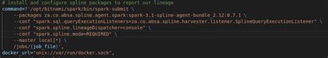 Issue With Configuring Spline With Pyspark Issue AbsaOSS Spline Spark Agent GitHub
