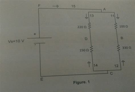 Solved For the circuit shown in Figure 1, calculate: V_AB, | Chegg.com
