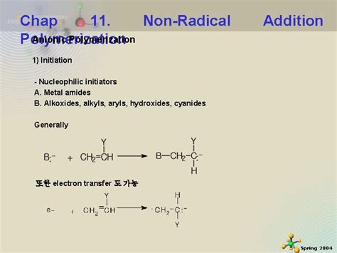 Chap 11 Nonradical Anionic Polymerization Addition 1 Initiation
