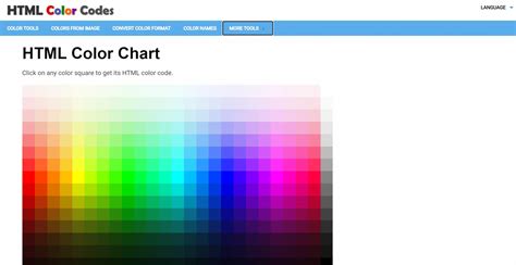 Html Color Codes Appmole