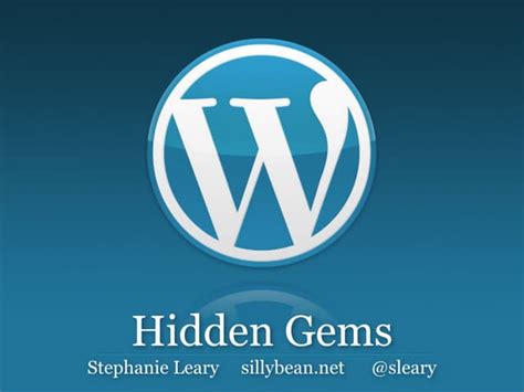 Wordpress Hidden Gems Pdf