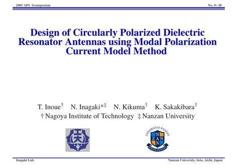 Pdf Design Of Circularly Polarized Dielectric Resonator Antenna Using