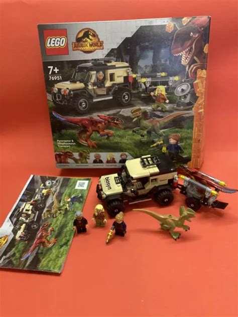 Lego Jurassic World Pyroraptor And Dilophosaurus Transport 76951